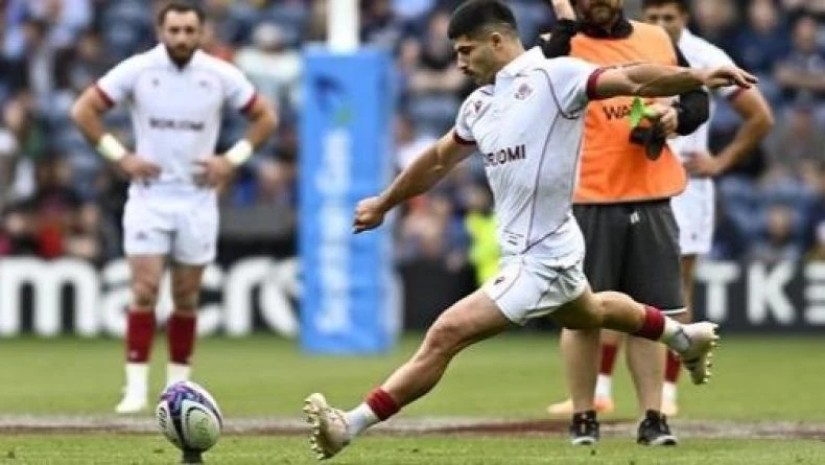 პირველი ტაიმის შემდეგ საქართველოს ნაკრები შოტლანდიას ამარცხებს