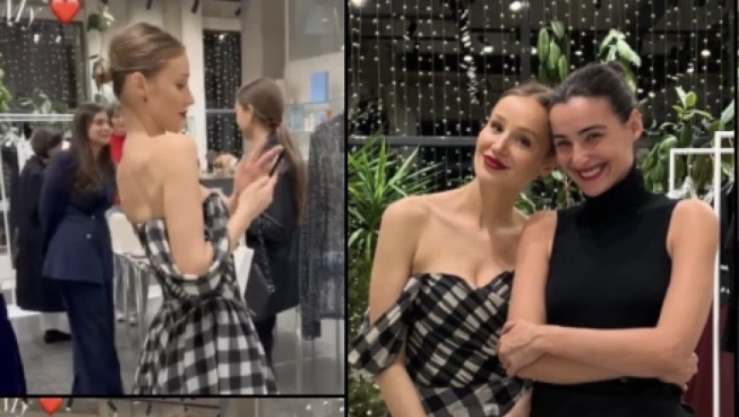 ულამაზესი ანუკი არეშიძე კუბოკრულ კაბაში პოზირებს - ფოტოები