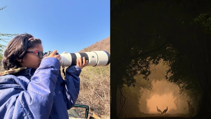 9 წლის ინდოელმა გოგომ ველური ბუნების ფოტოგრაფიის კონკურსში გაიმარჯვა